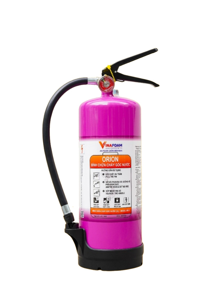 Bình chữa cháy Orion 3 lít OR-3 chuyên pin xe điện li-ion tại Bình Dương